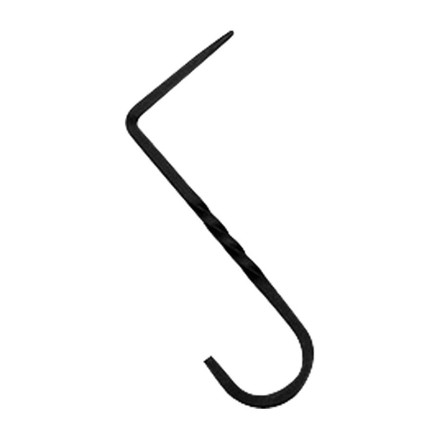 Wrought Iron Wall Hook - 3.5 Inch Square Drive-In