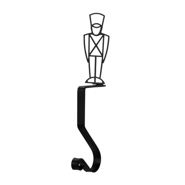 Wrought Iron Metal Christmas Stocking Mantel Hooks