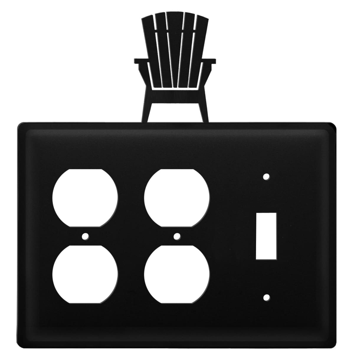 Adirondack Switch Cover - Wrought Iron | Durable, USA-Made
