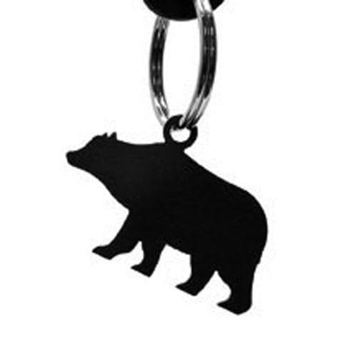 Wrought Iron Metal Bear Keychain-Strong Style | American Craft