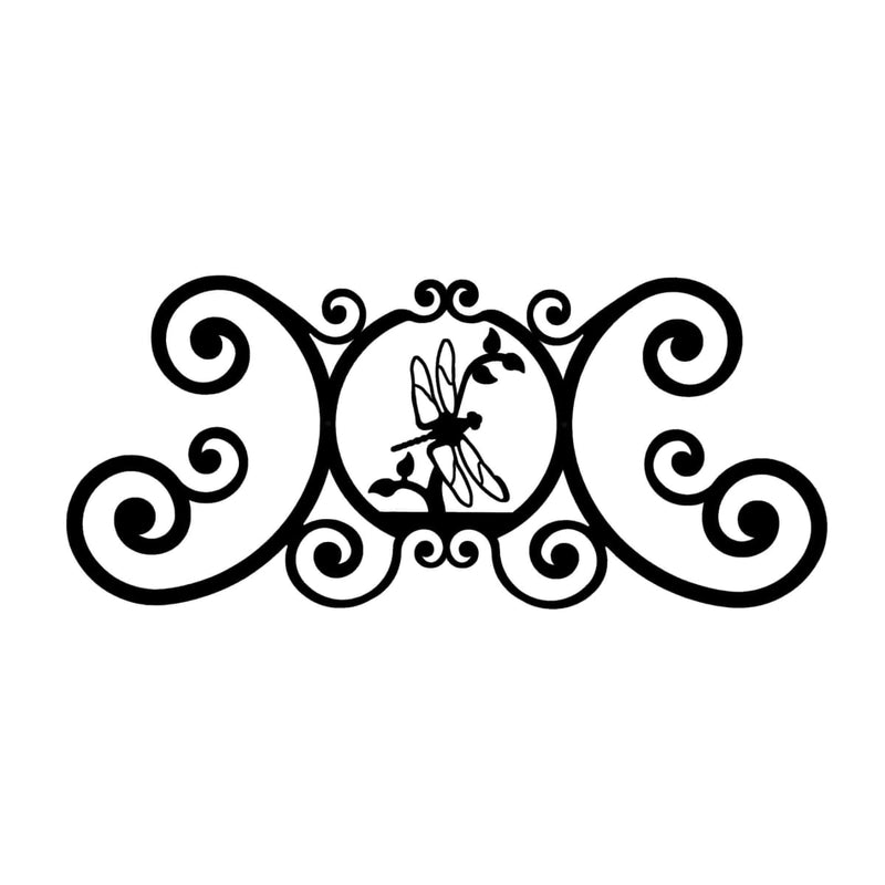 Wrought Iron Metal Plaques