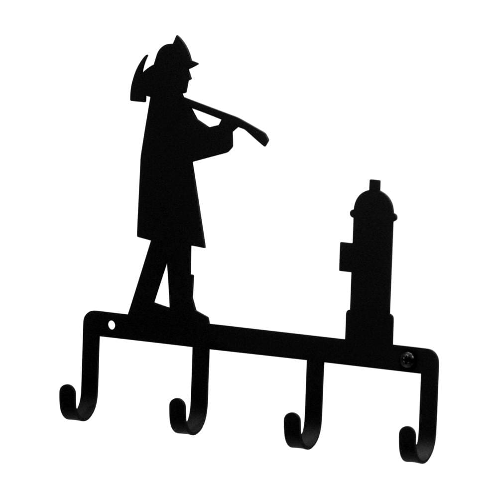 Wrought Iron Metal Fireman Key Holder Key Hooks