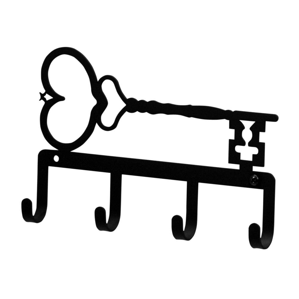 Wrought Iron Heart-Key Key Holder Key Hooks