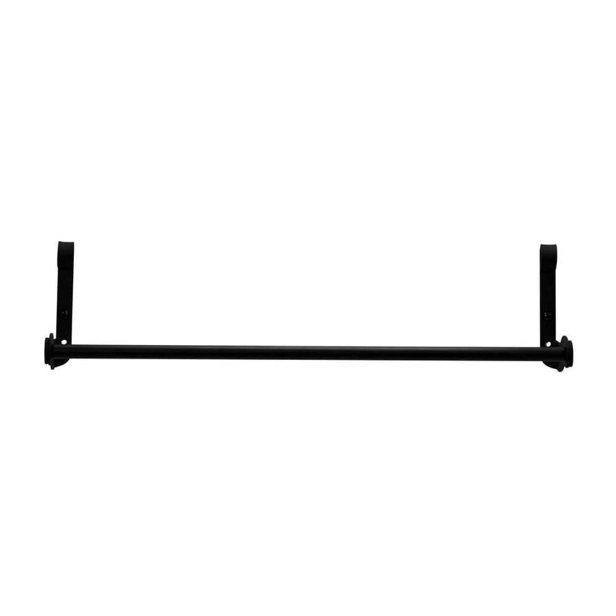 Wrought Iron Towel Rack - Durable Rail | 24 Inch Black