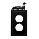 Loon Outlet Cover - Wrought Iron | Handcrafted USA