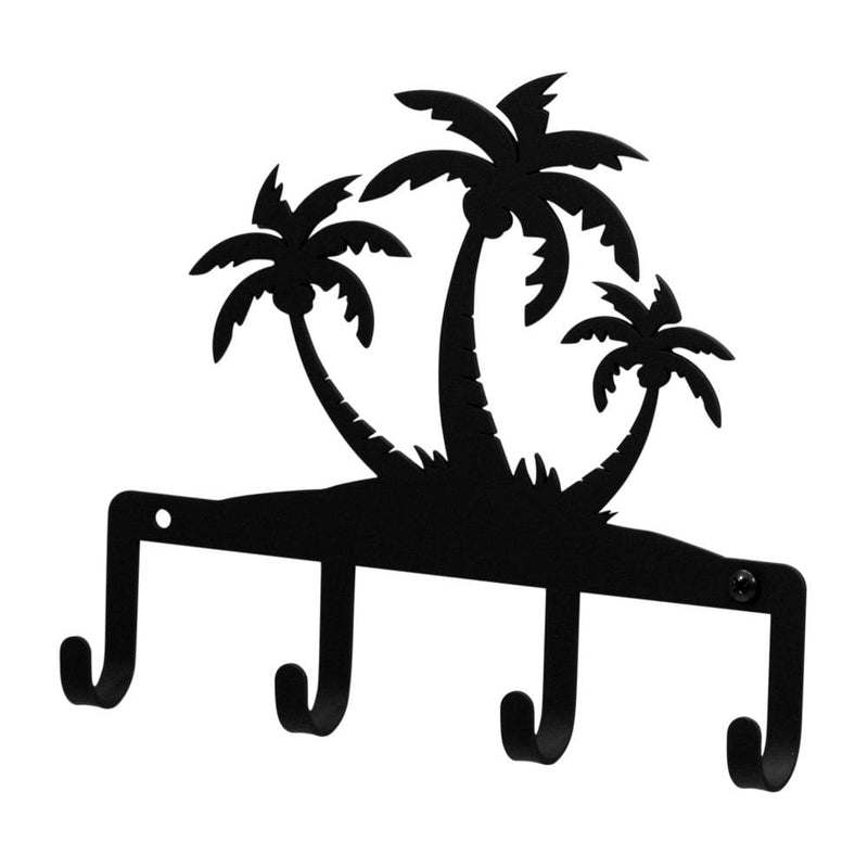 Wrought Iron Metal Palm Trees Key Holder Key Hooks