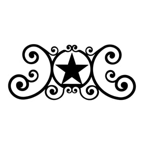 Wrought Iron Metal Plaques