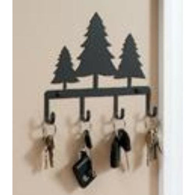 Wrought Iron Metal Trees Key Holder Key Hooks